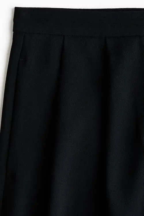 H&m Pleated Balloon Trousers - Black