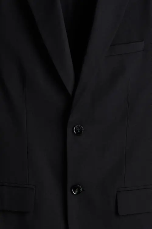 H&m Regular-fit Single-breasted Jacket With Notched Lapels