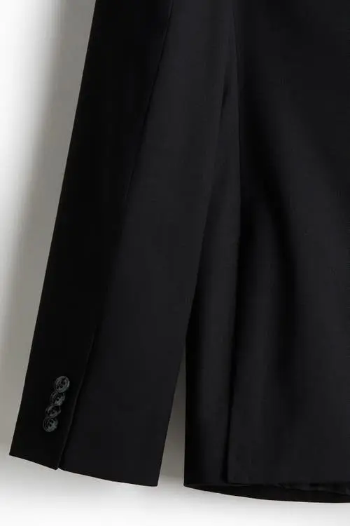 H&m Regular-fit Single-breasted Jacket With Notched Lapels