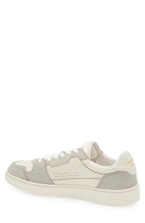 Axel Arigato Dice Lo Cracked Leather Sneakers - Beige/light Grey