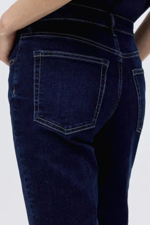 H&m Bootcut Regular Jeans - Dark Denim Blue