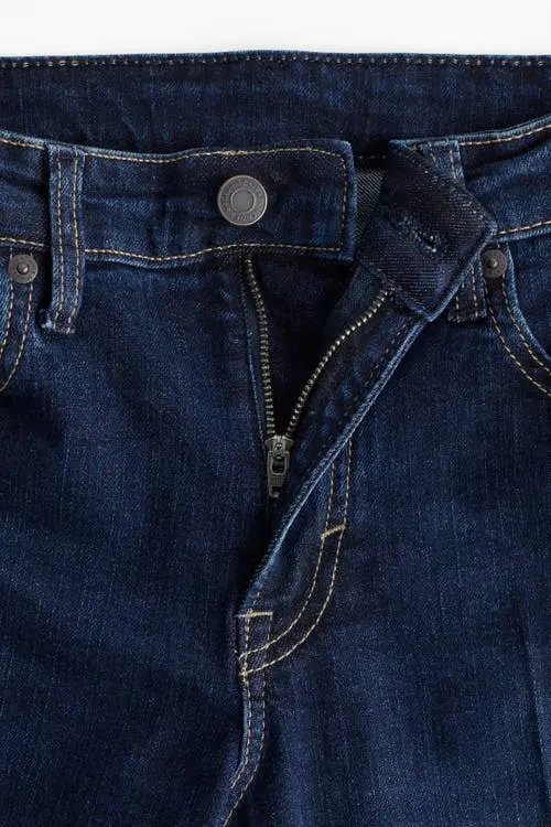 H&m Bootcut Regular Jeans In Denim With Stretch - Dark Denim Blue