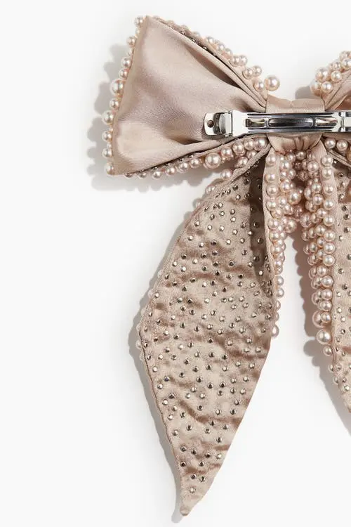 H&m Embellished Bow Hair Clip
