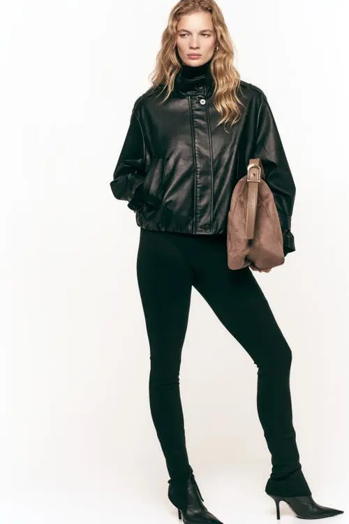 H&m Zip-hem Leggings