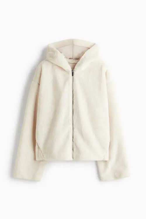 H&M Zip-through Hooded Fleece Jacket
