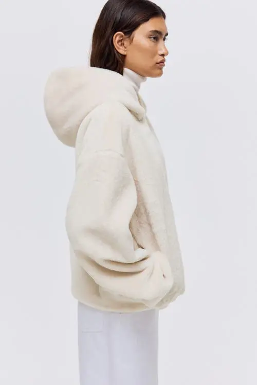 H&M Zip-through Hooded Fleece Jacket