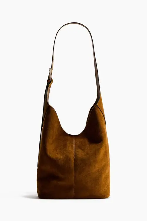 H&m Shoulder Bag With Napped Finish