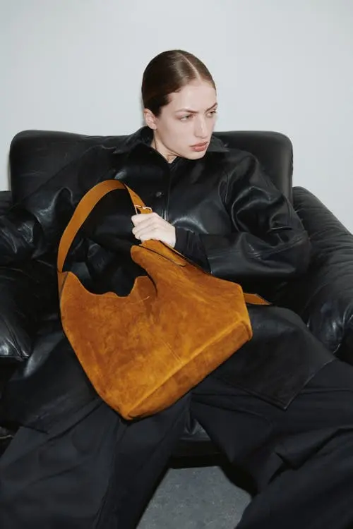 H&m Shoulder Bag With Napped Finish