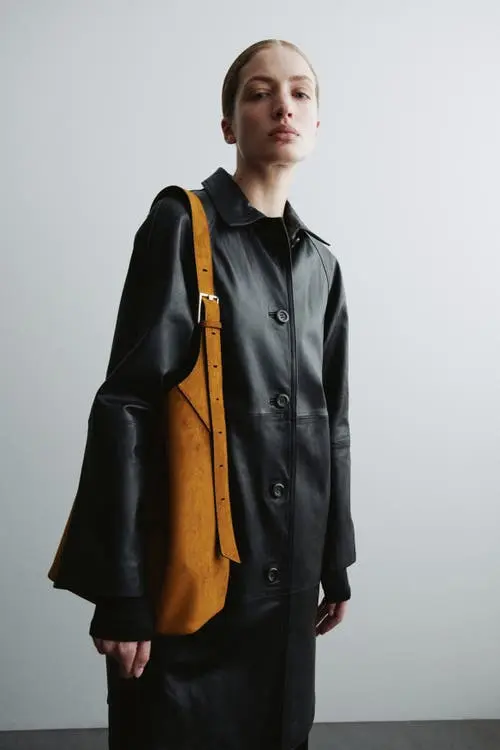 H&m Shoulder Bag With Napped Finish