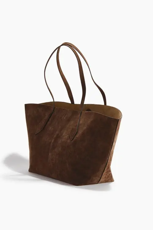H&m Suede Shopper Bag - Brown