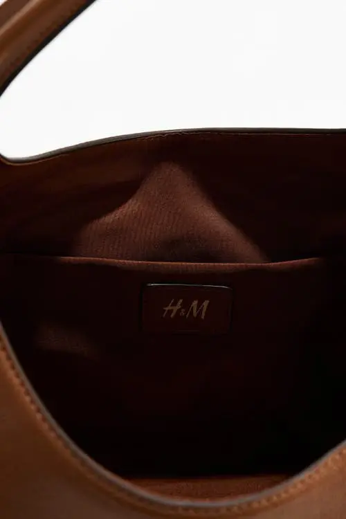 H&m Slouchy Shoulder Bag With Tab And Carabiner Hook Fastening