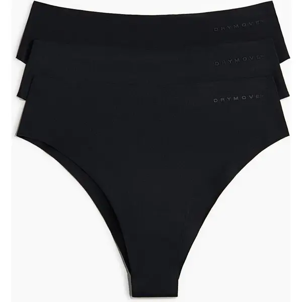 H&m 3-pack Sports Brazilian Briefs With Drymove - Black