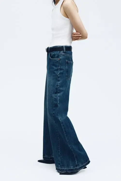 H&M Wide Leg High Rise Jeans