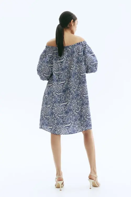 H&m Tie-detailed Short Sleeve Dress