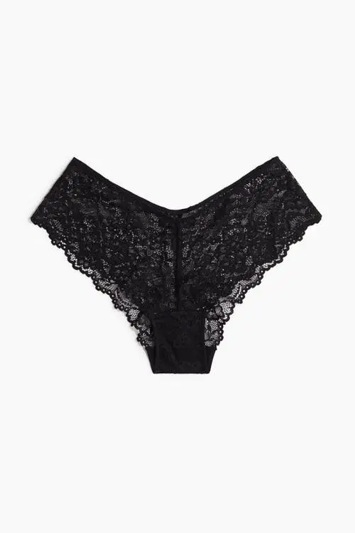 H&m 5-pack Lace Hipster Briefs - Black