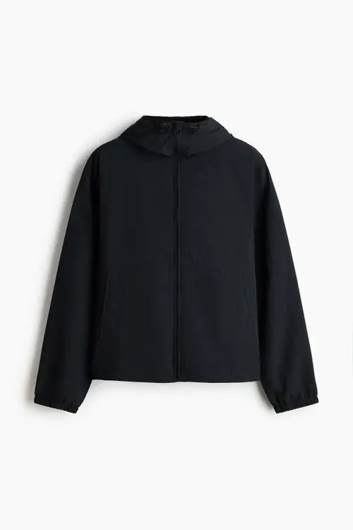 H&M Water-repellent Nylon Hooded Windbreaker