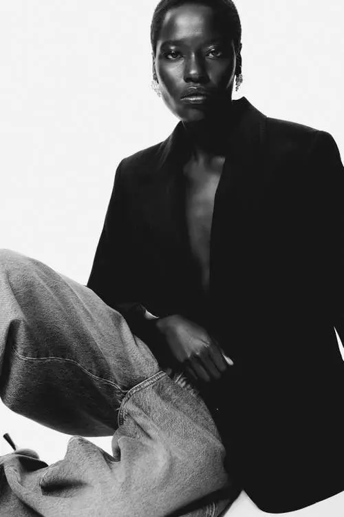 H&m Single-breasted Blazer In Twill - Black