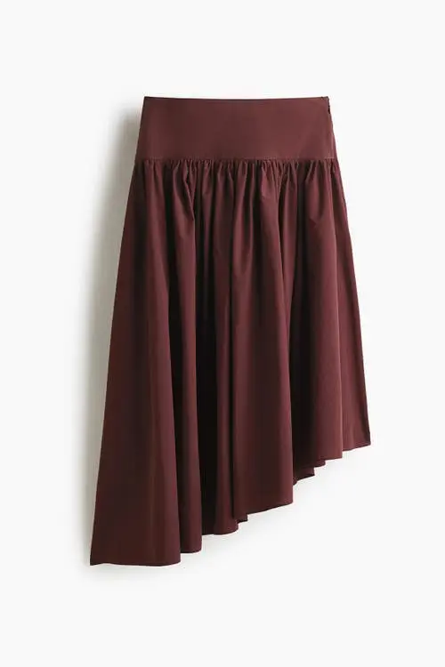 H&m Asymmetric Midi Skirt