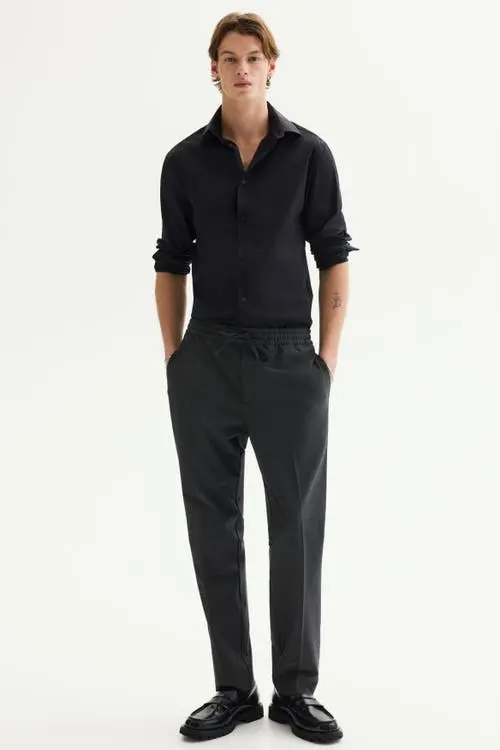 muscle fit dress shirt h&m Men's Slim-Fit Dress Shirts | Stretch & Muscle-Fit