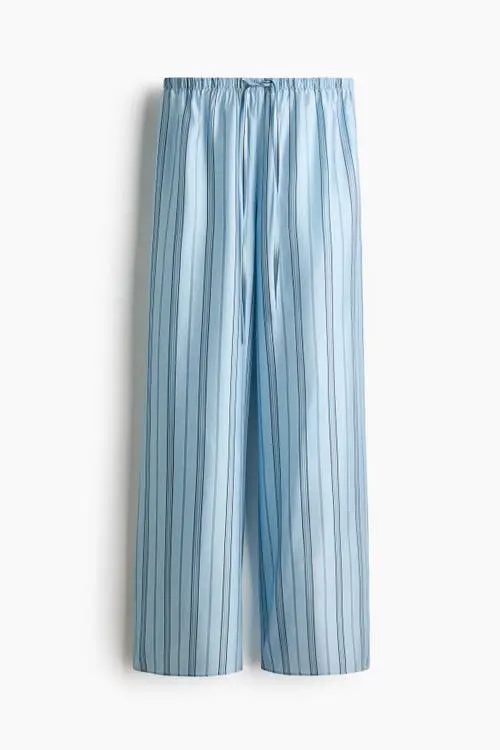 H&m Wide Leg Striped Trousers