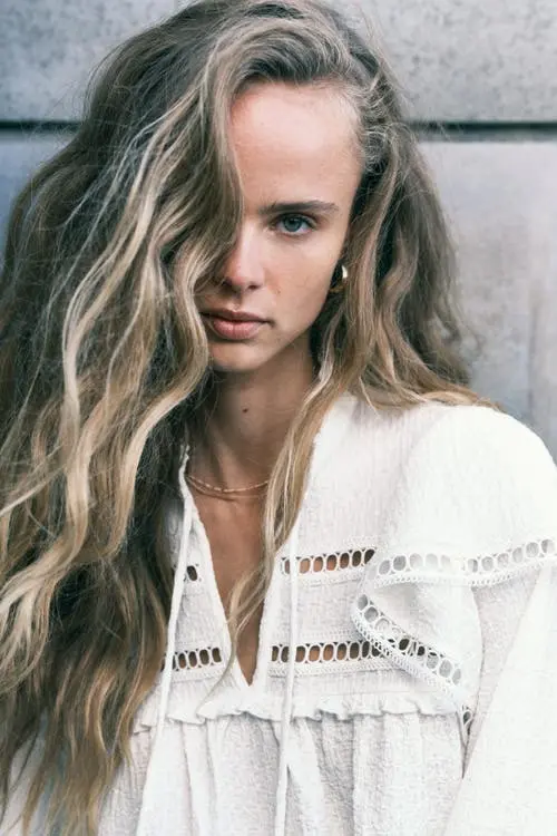 H&M Textured Jersey Blouse