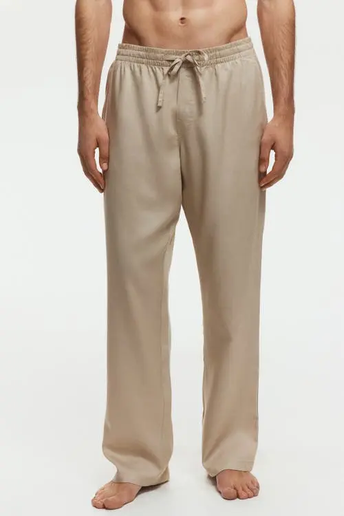H&m Relaxed-fit Lyocell Drawstring Pants