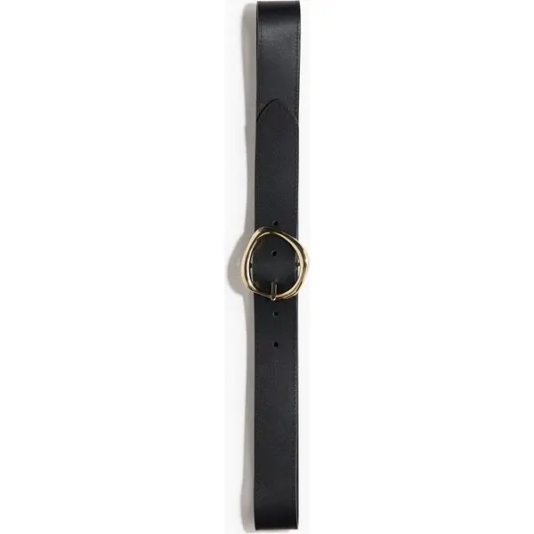 H&m Belt With Organic Buckle - Black