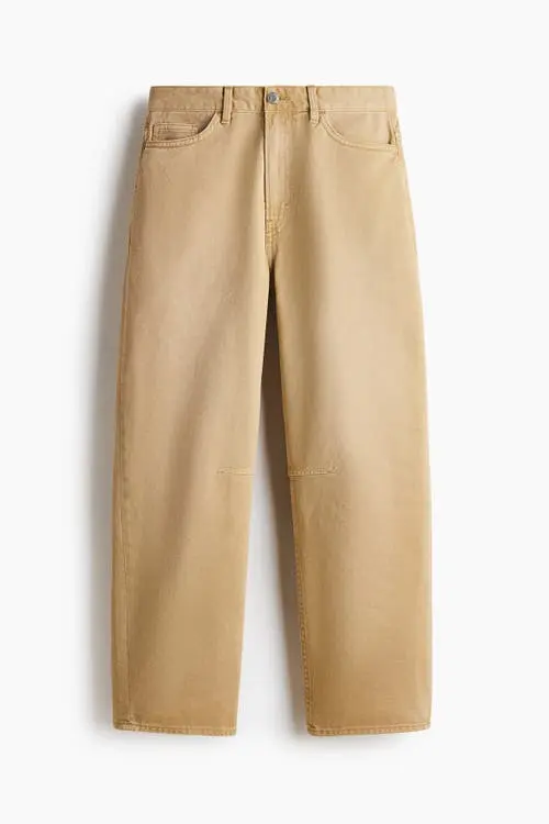 H&M Relaxed Fit Cotton Twill Trousers