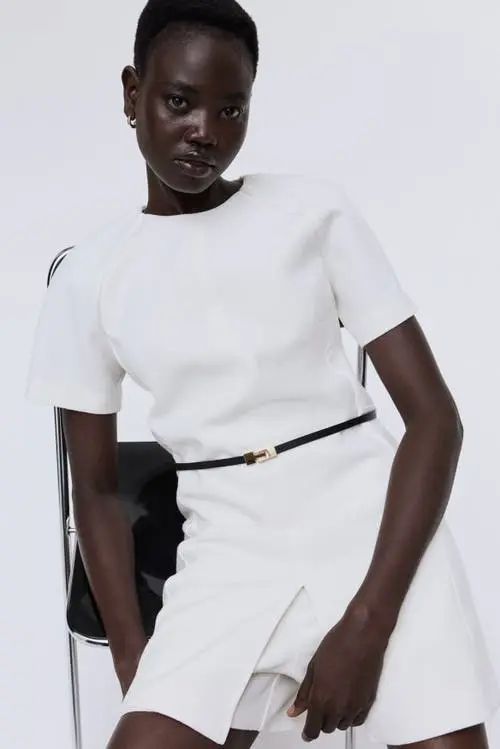 H&m Belted Playsuit