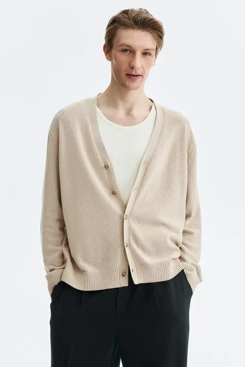 H&M Relaxed Fit V-neck Cardigan