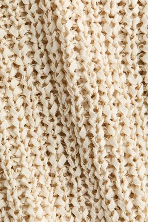 H&m Textured Rib Knit Boat Neck Jumper