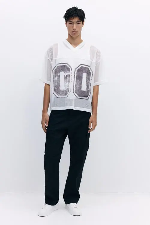 H&m Regular Fit Twill Cargo Trousers