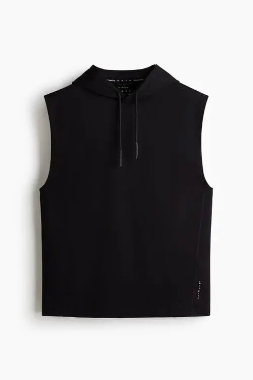 H&m Sleeveless Sports Hoodie With Drymove™ Technology
