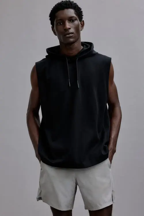 H&m Sleeveless Sports Hoodie With Drymove™ Technology