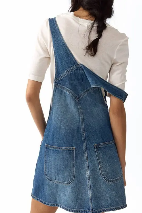 H&m Denim Pinafore Dress
