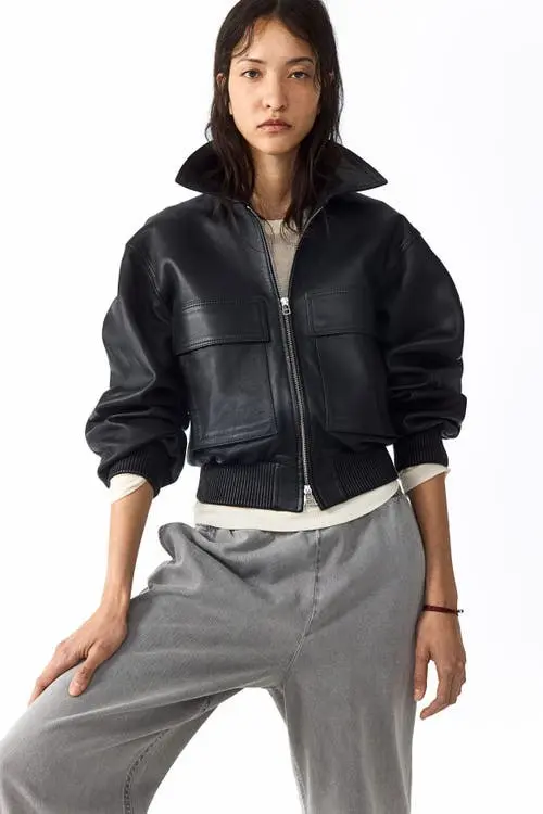 H&m Denim Drawstring Trousers - Gray