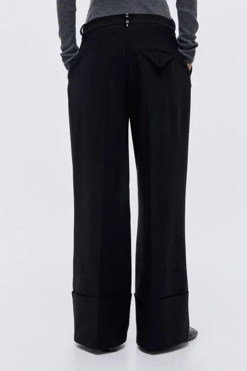 H&m Tailored Rivet Detail Trousers