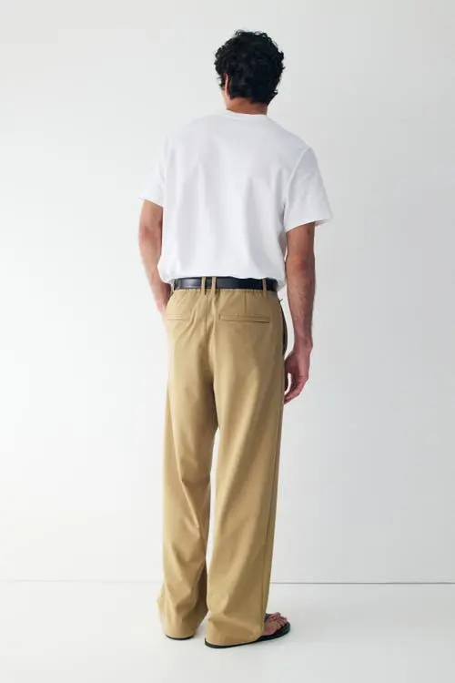 H&M Stretch Wide-leg Pants