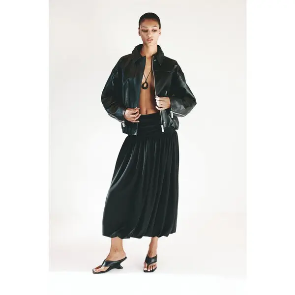 H&m Bubble-hem Jersey Skirt
