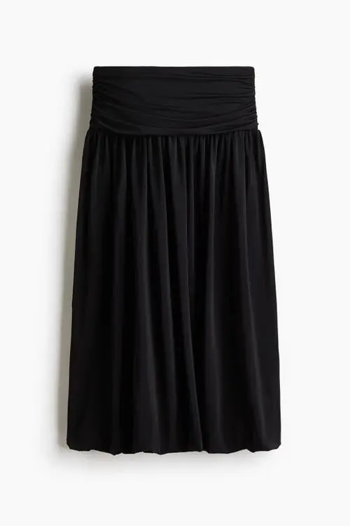 H&m Bubble-hem Jersey Skirt