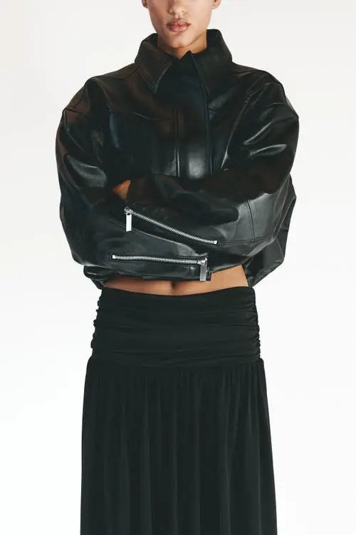 H&m Bubble-hem Jersey Skirt