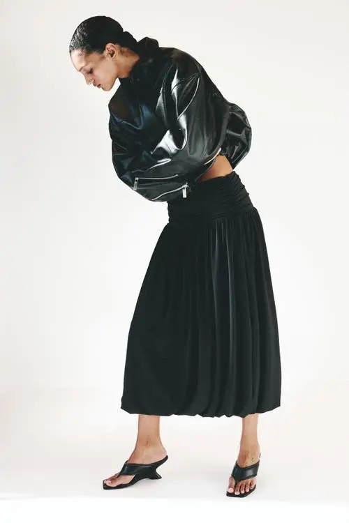 H&m Bubble-hem Jersey Skirt
