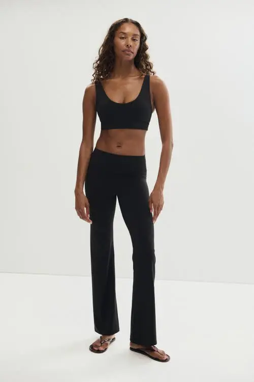 H&M Sculptmove Flared Sports Leggings - Black