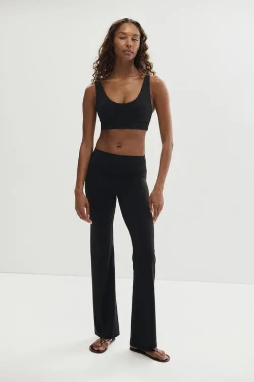 H&M Sculptmove™ Flared Sports Leggings - Black