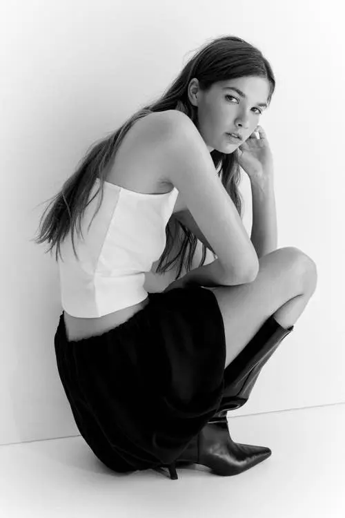 H&m Bubble Hem Skirt