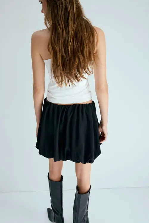 H&m Bubble Hem Skirt