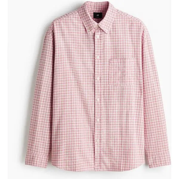 H&m Relaxed Fit Cotton Shirt