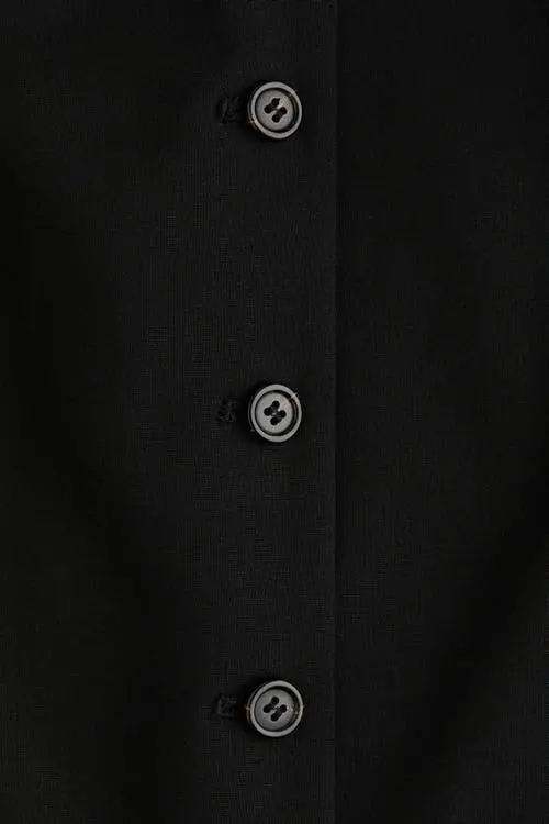 H&m Long Fitted Waistcoat