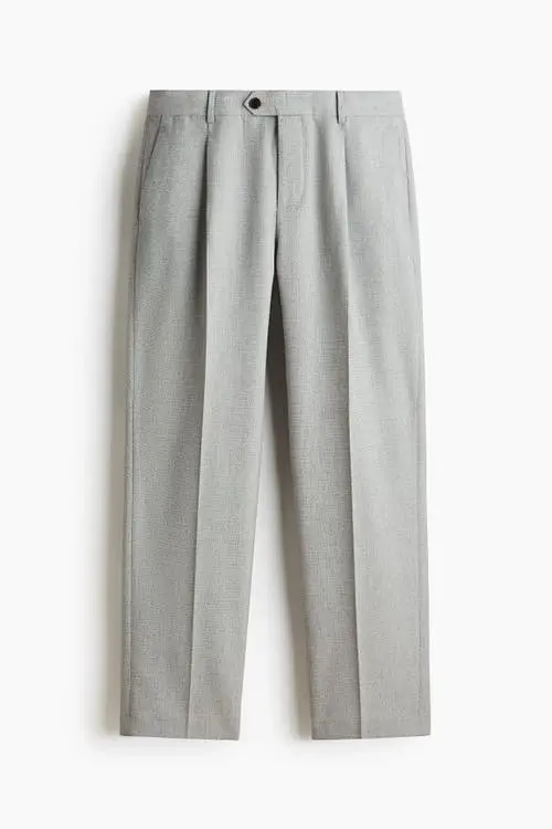 H&m Regular Fit Tailored Trousers
