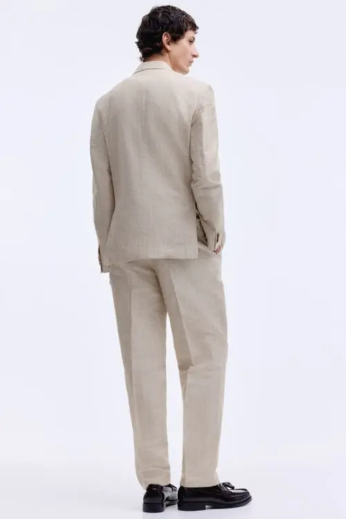 H&m Regular Fit Tailored Trousers